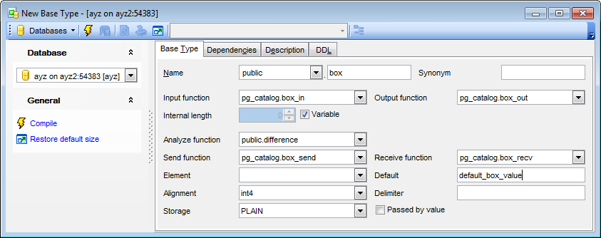 Online Documentation for SQL Manager for PostgreSQL | SQLManager